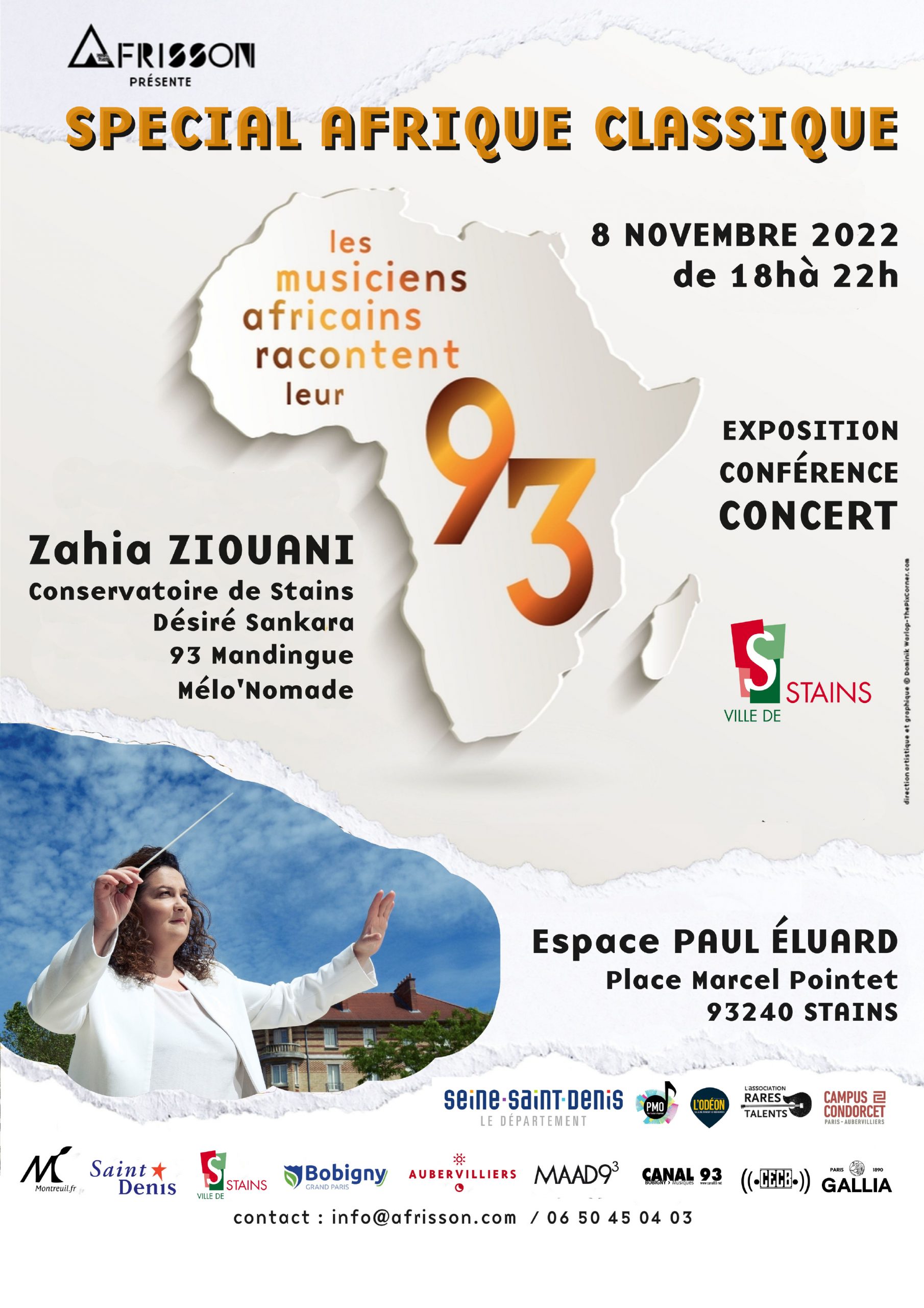 Afrisson présente "Spécial Afrique Classique" - Ville de Stains