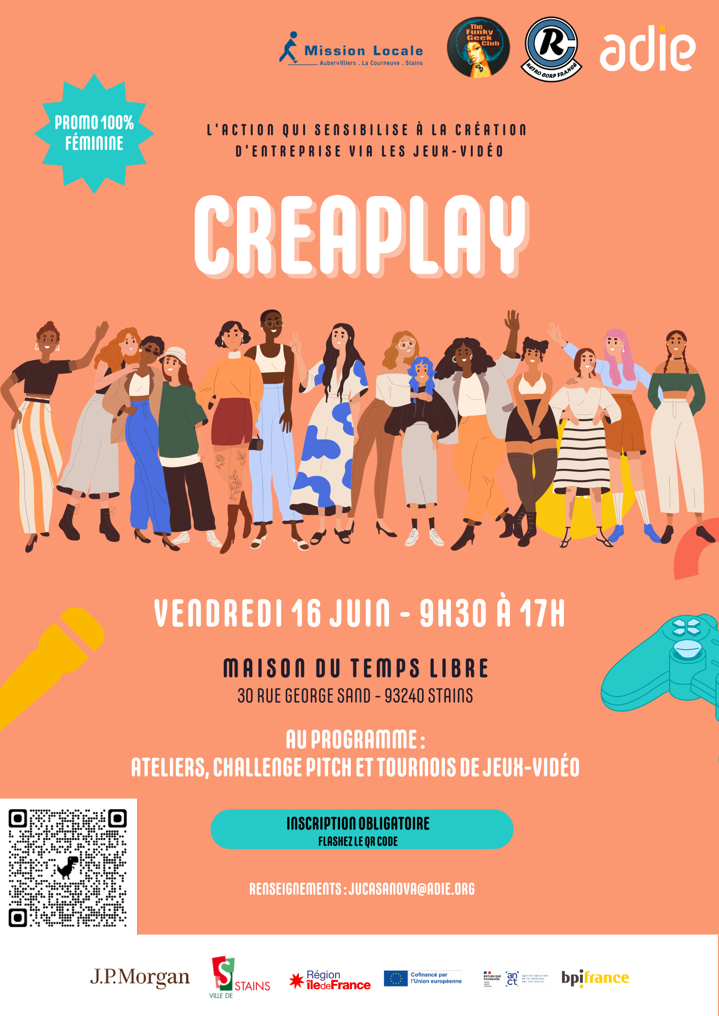 Crea'Play au Féminin - Ville de Stains