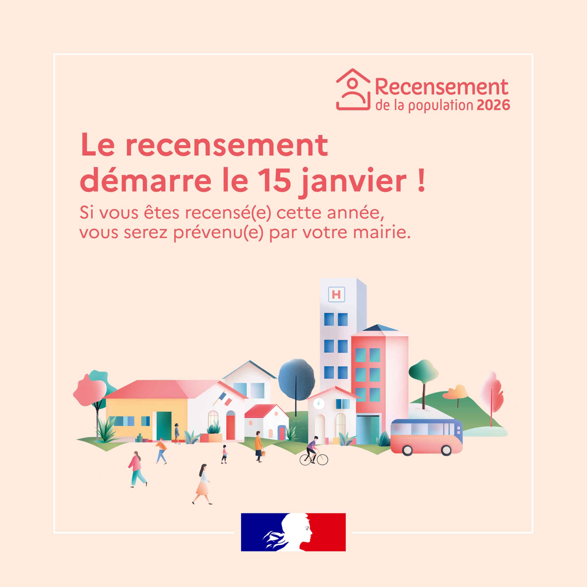Recensement de la population 2026 : la campagne démarre le 15 janvier à Stains - Ville de Stains